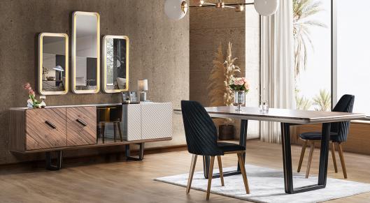 Magnum Modern Yemek Odası Takımı | Mobilyamevime | Mobilyamevime